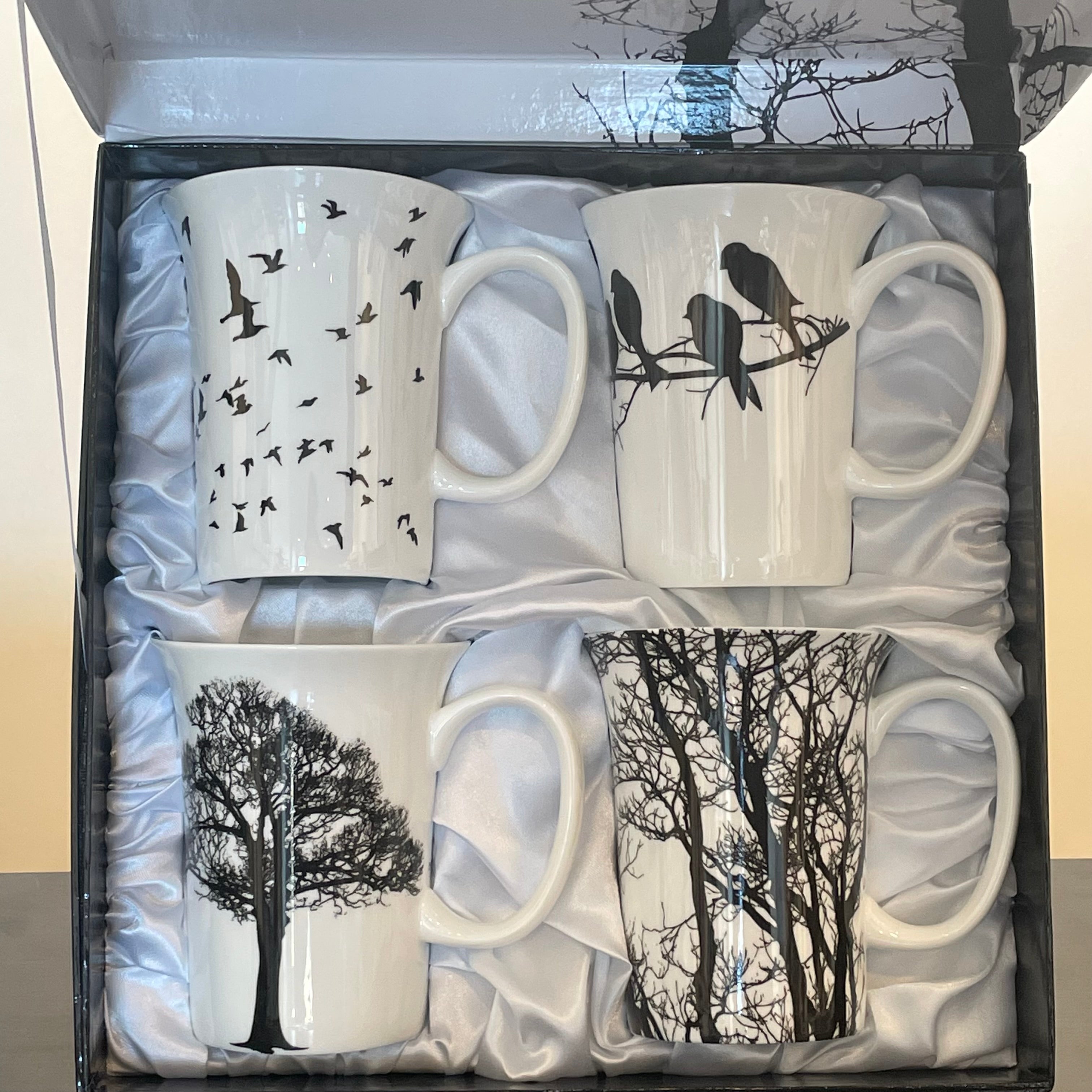 McIntosh: Eternal Silhouette 4pc Mug Set – Birders Bird Supply & Gift Store